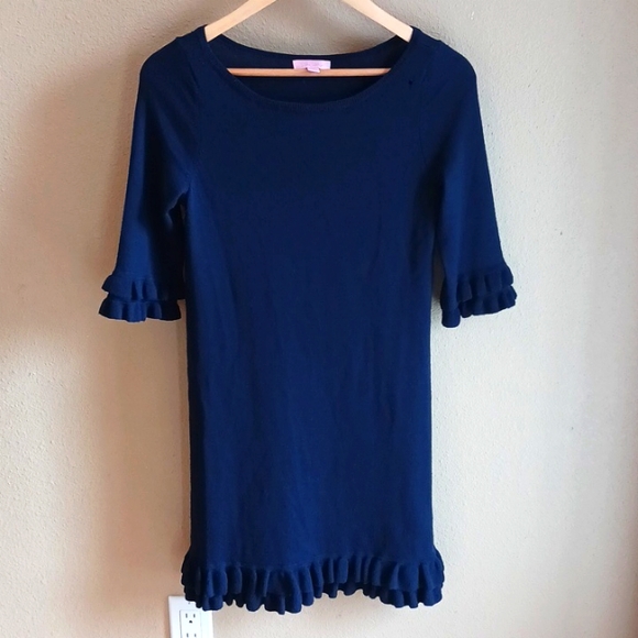 Lilly Pulitzer | Dresses | Lilly Pulitzer Helena Wool Sweater Dress ...